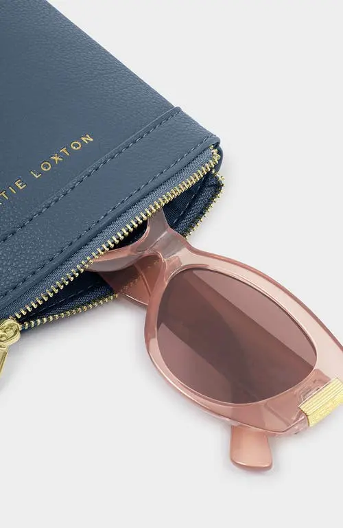 KATIE LOXTON Clip-on Sunglasses Case - Light Navy