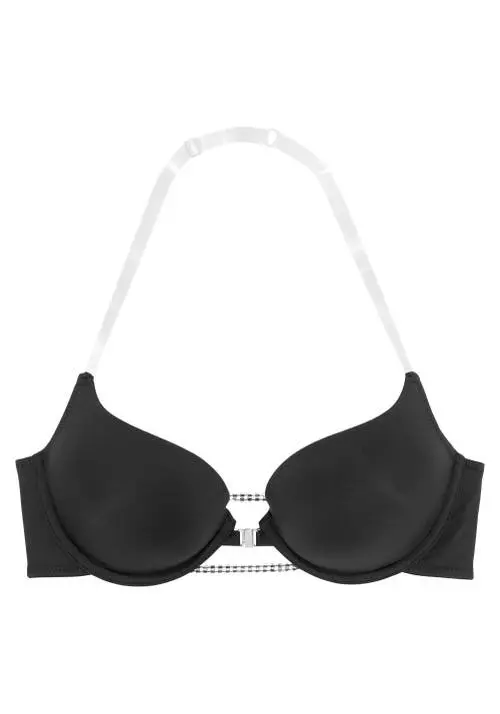 LASCANA Rhinestone Push Up Bra