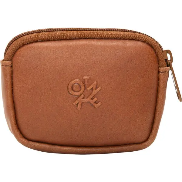 TOKEN Leather Coin Purse - Brown