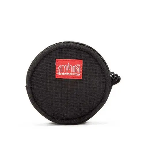 MANHATTAN PORTAGE Ellington Circle Coin Purse - Black