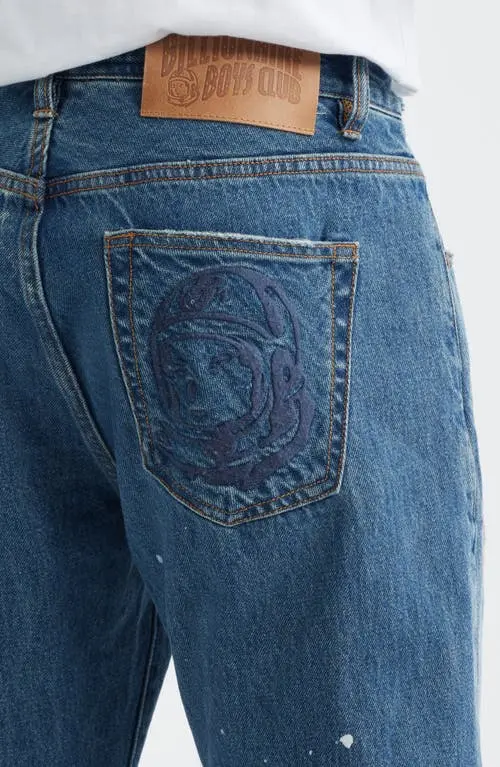 BILLIONAIRE BOYS CLUB Bb Geo Ripped Embroidered Jeans