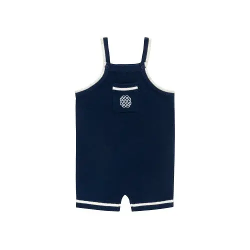 ELY'S & CO. Boys Mesh Knit Romper - Blue