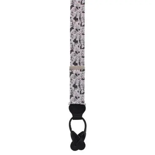 Trafalgar Novelty Silk Button End Suspenders