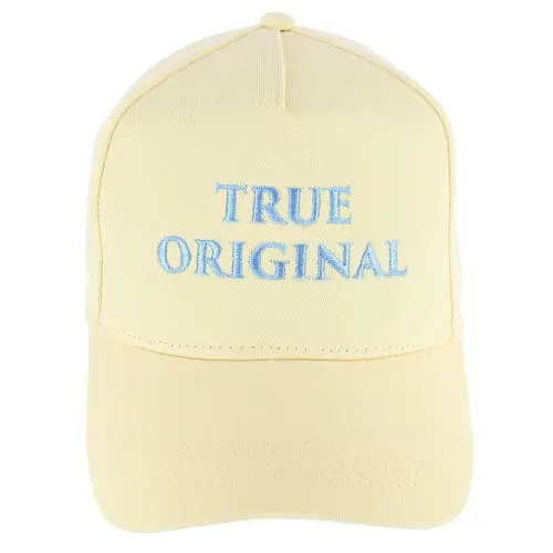 Trafalgar Embroidered Baseball Cap - Lemon Yellow