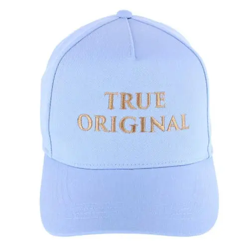 Trafalgar Embroidered Baseball Cap - Light Blue