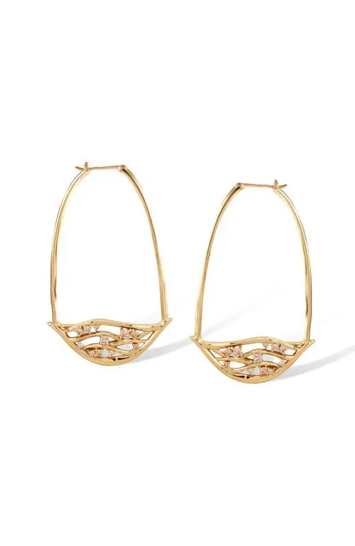 RETRO CHIC Twilight Earrings - Gold