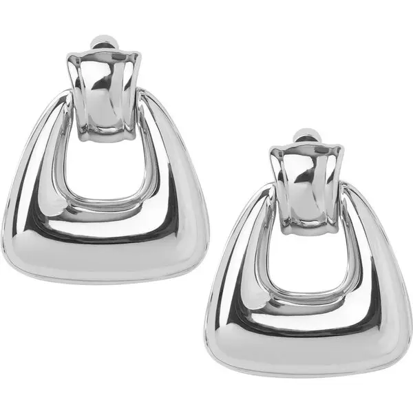 RETRO CHIC Ostuni Dangle Earrings - Silver