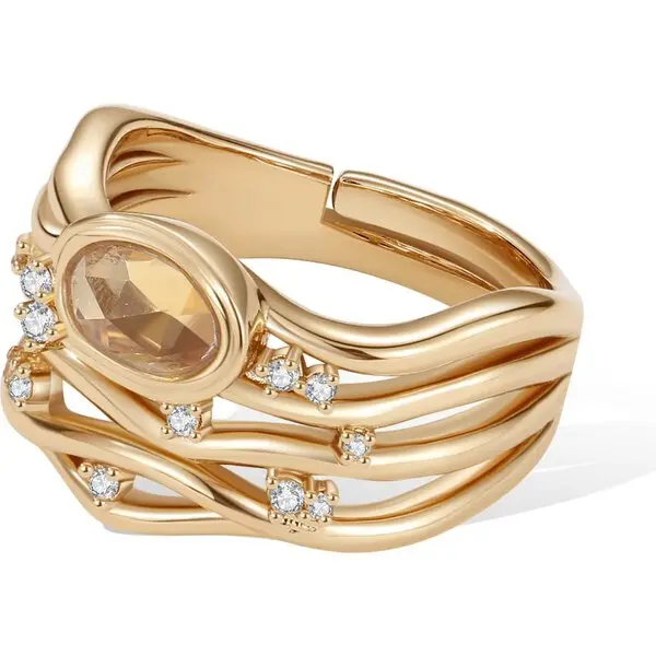 RETRO CHIC Twilight Ring - Gold