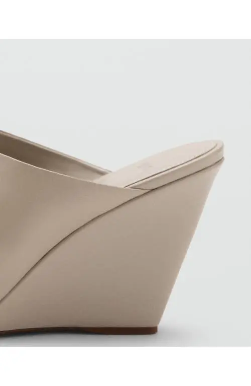 Mango Wedge Slide Sandal