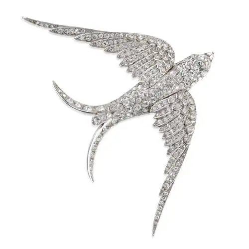 BILL SKINNER STUDIO Pave Brooch - Swallow