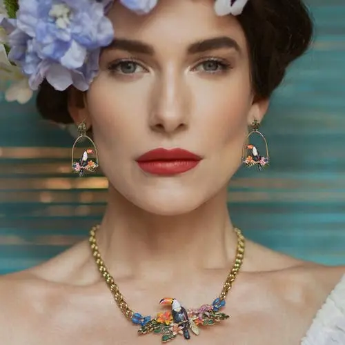 BILL SKINNER STUDIO Bloom Hoop Drop Earrings
