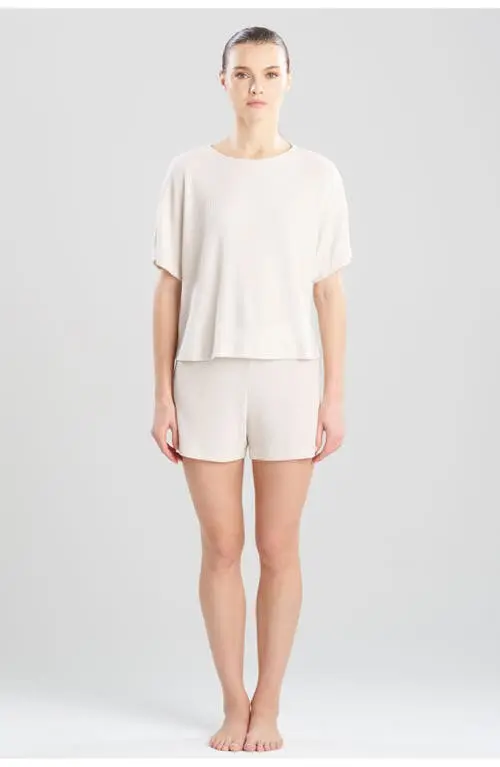 Natori Mila Waffle Everywhere Wedge Top - Ecru