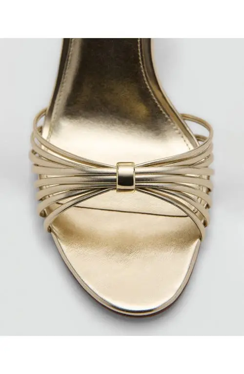 Mango Strappy Sandal - Gold