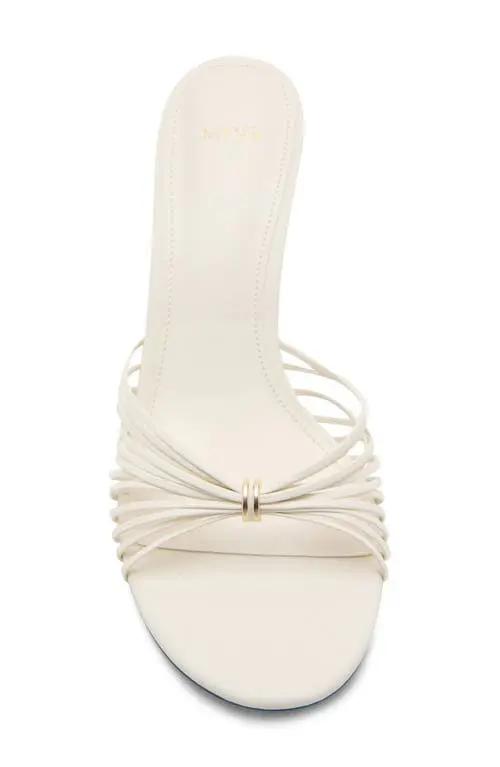 Mango Kitten Heel Slide Sandal