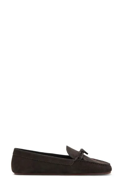 Mango Suede Bow Loafer