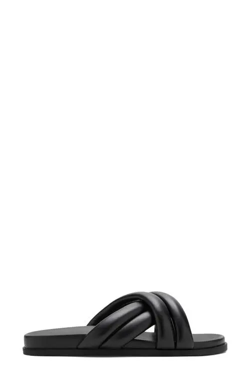 Mango Padded Crisscross Slide Sandal