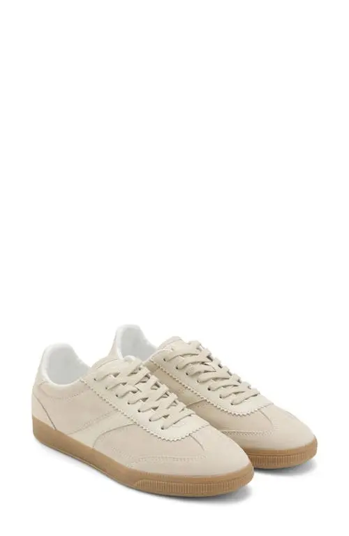 Mango Mixed Media Low-profile Sneakers - Sand