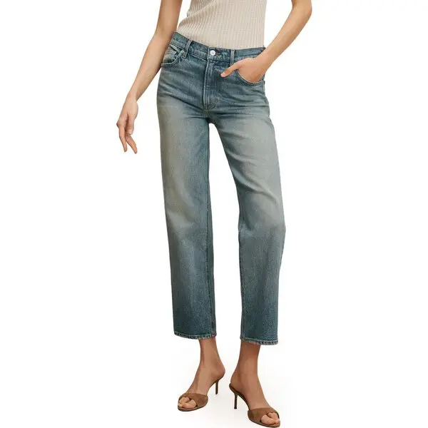 Veronica Beard Leah Straight Leg Jeans