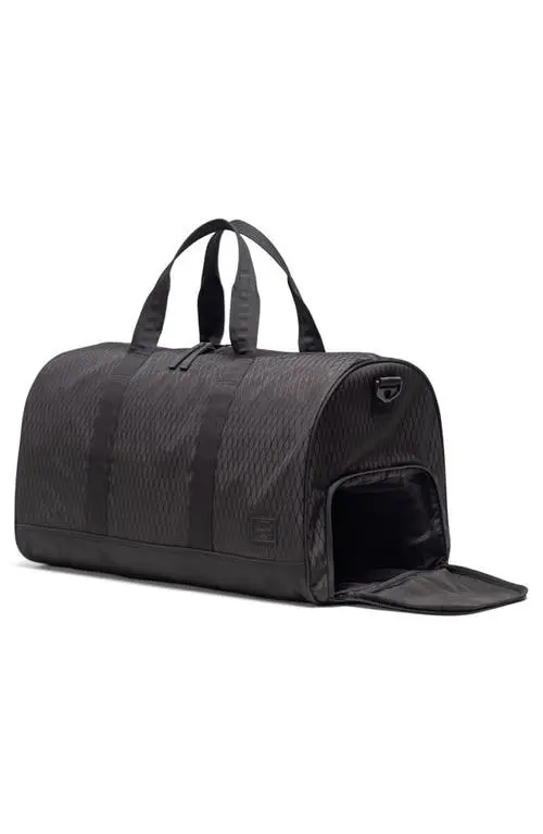 Herschel Supply Co. Novel Recycled Polyester Duffle Bag - Black Diamond/black