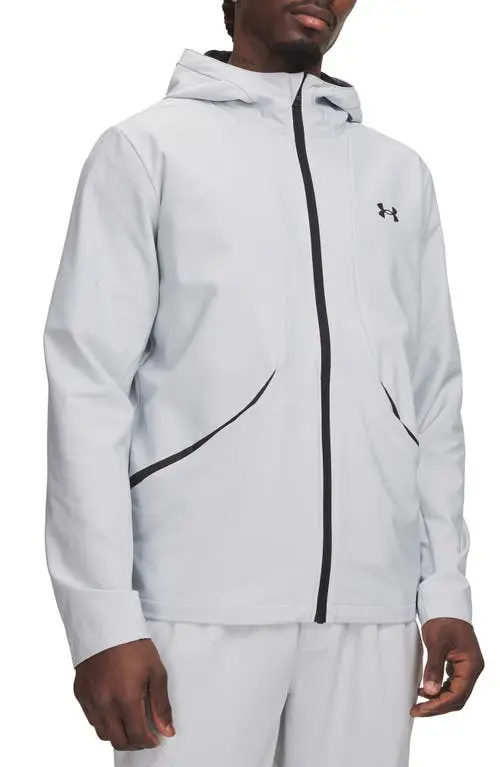 Under Armour Ua Unstoppable Woven Full Zip Hoodie - 014 Halo Gray