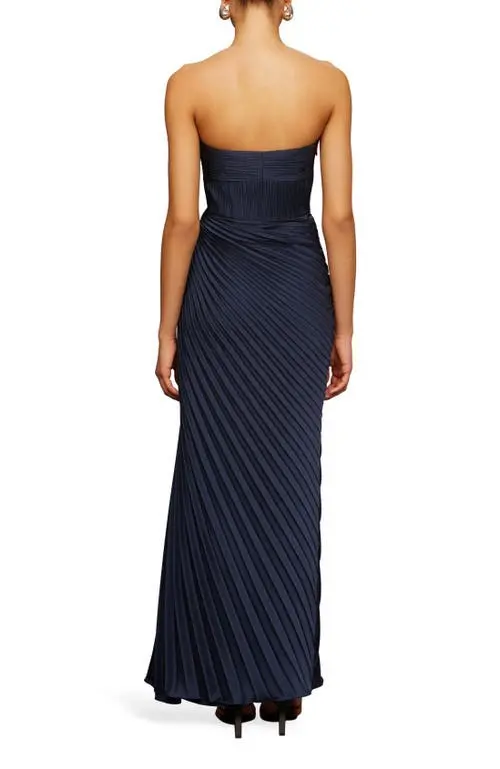 AMUR Joyceann Sweetheart Gown - Deep Indigo