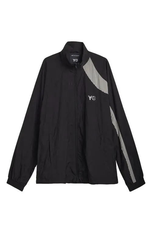 Y3 Yohji Graphic Nylon Track Jacket - Black