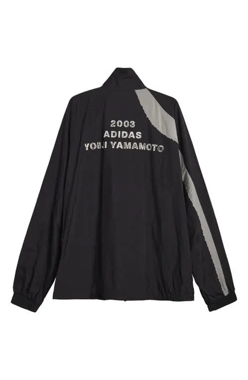 Y3 Yohji Graphic Nylon Track Jacket - Black