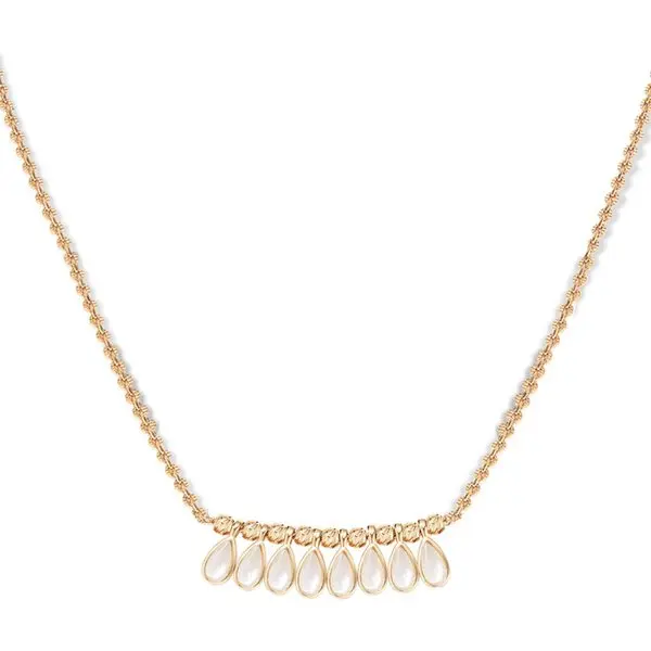 RETRO CHIC Aeolian Echo Drop Necklace - Gold