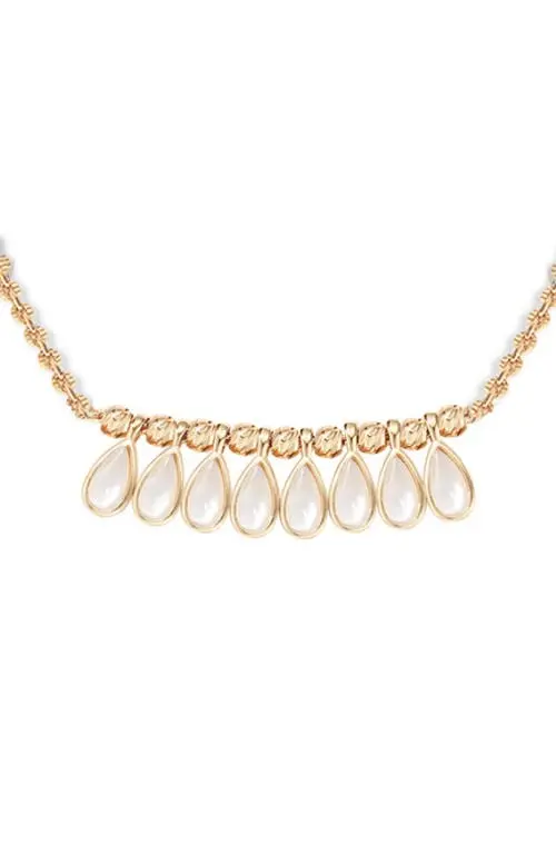 RETRO CHIC Aeolian Echo Drop Necklace - Gold