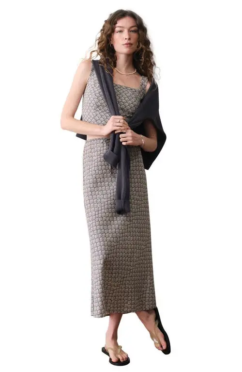 Marine Layer Avery Hemp-blend Midi Skirt