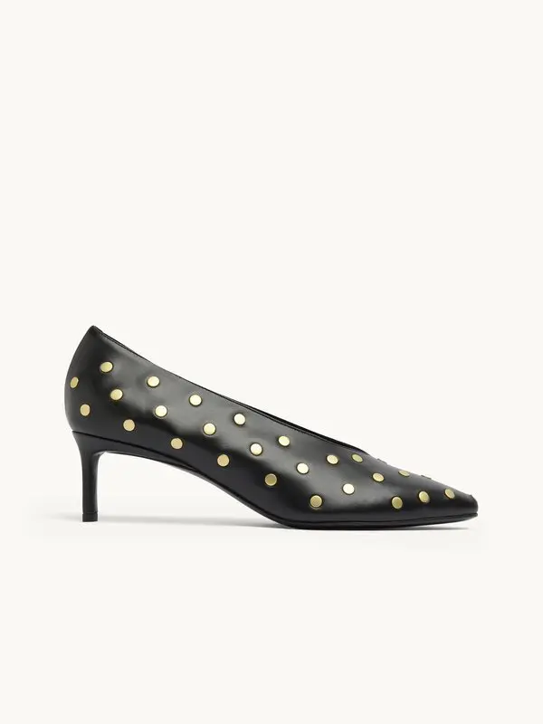 Co Studded Kitten Heel