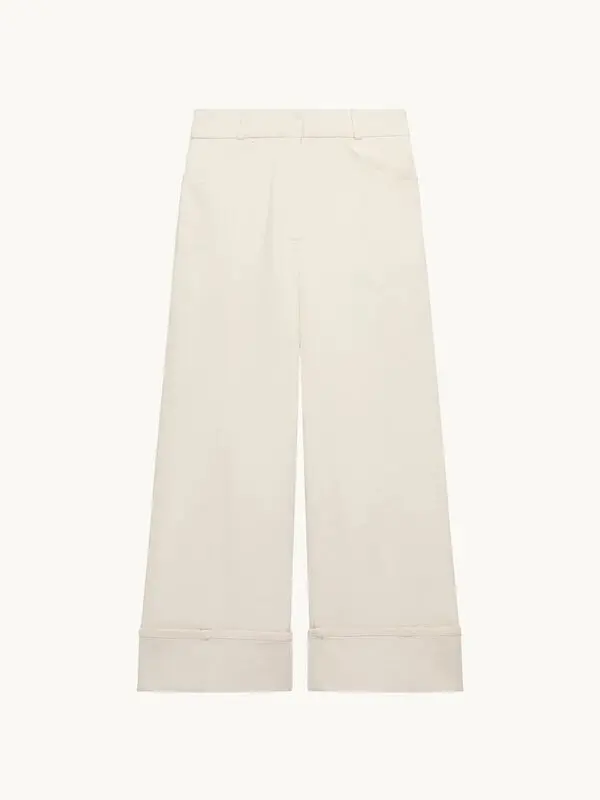 Another Tomorrow Denim Cuff Pant