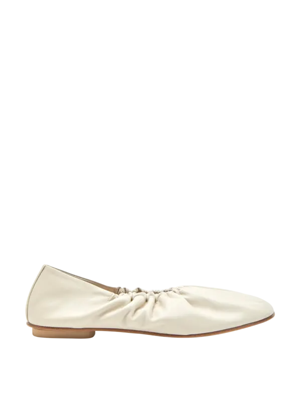 Le Monde Beryl Mica Flats - Ecru
