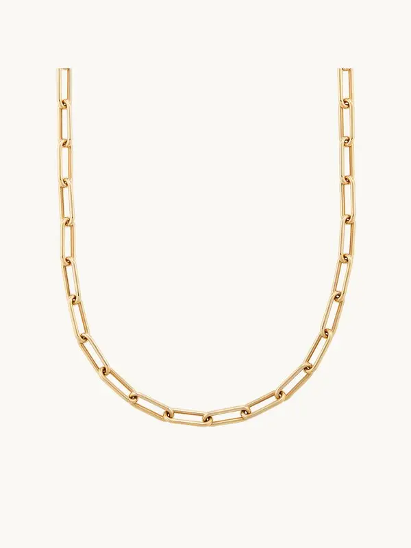 GWYN Link Necklace - Yellow Gold