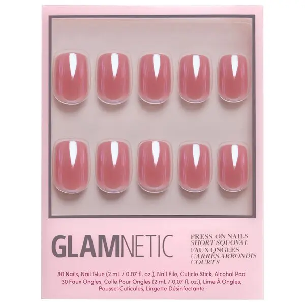GLAMNETIC Signature Press-on Nail Kit - Mauve On Up