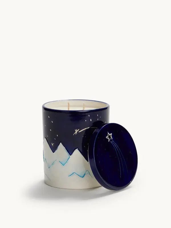 DE MAMIEL Starry Starry Night Winter Candle - One-color
