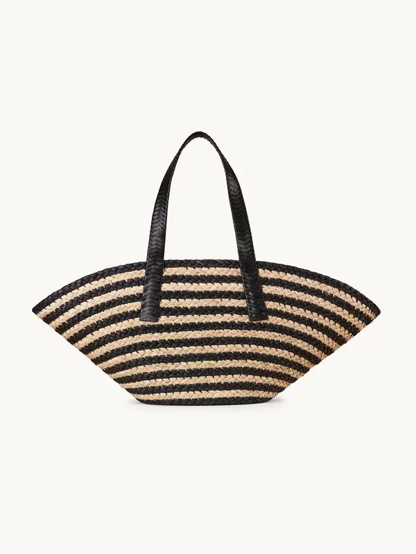 CESTA COLLECTIVE Raffia Tote - Striped