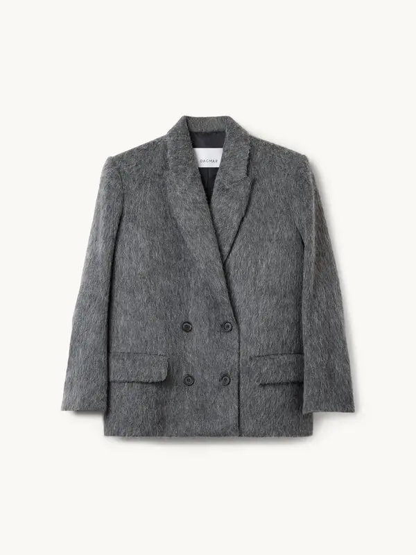 HOUSE OF DAGMAR Brushed Wool Blend Jacket