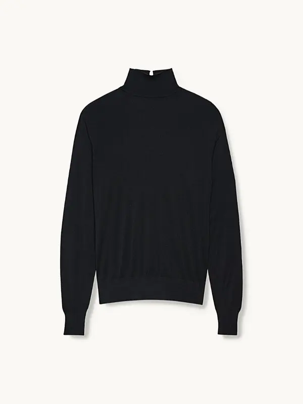 Another Tomorrow Featherweight Turtleneck