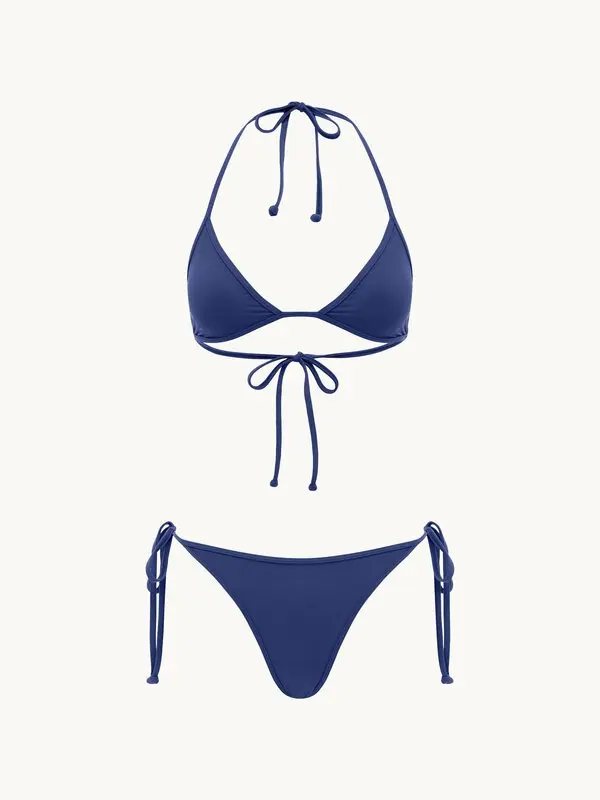 Bond Eye Addison Bikini Bottom - Indigo,riviera Stripe Bare