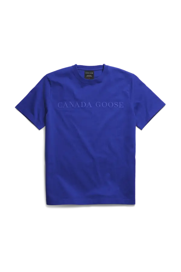 Canada Goose Vantage Embroidered T-shirt - Azurite Blue