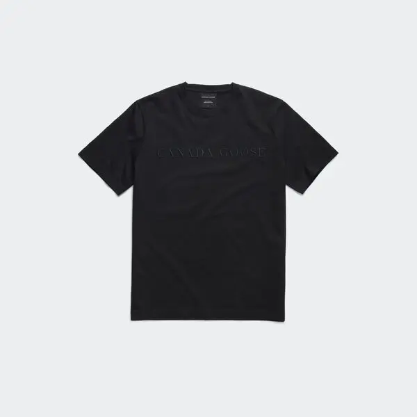 Canada Goose Vantage Embroidered T-shirt - Black