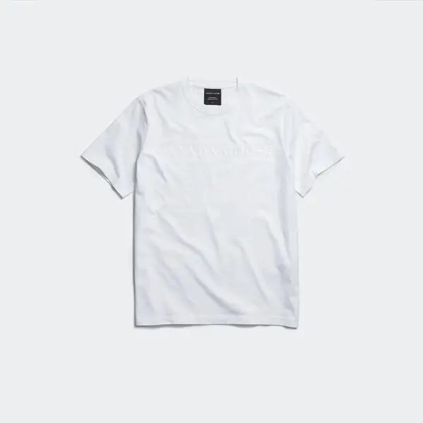 Canada Goose Vantage Embroidered T-shirt - Optic White
