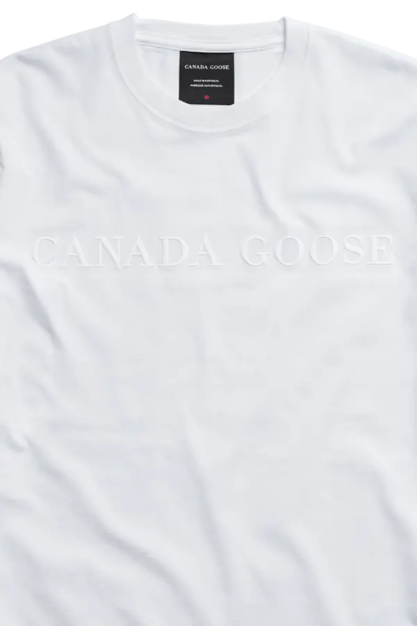 Canada Goose Vantage Embroidered T-shirt - Optic White