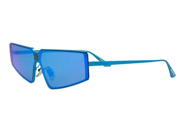 Balenciaga Square Sunglasses - Light Blue/blue (bb0192s/30011960