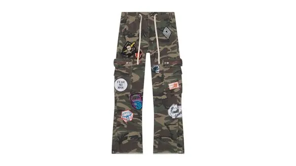 GODSPEED Patchwork Flared Cargo - Pants