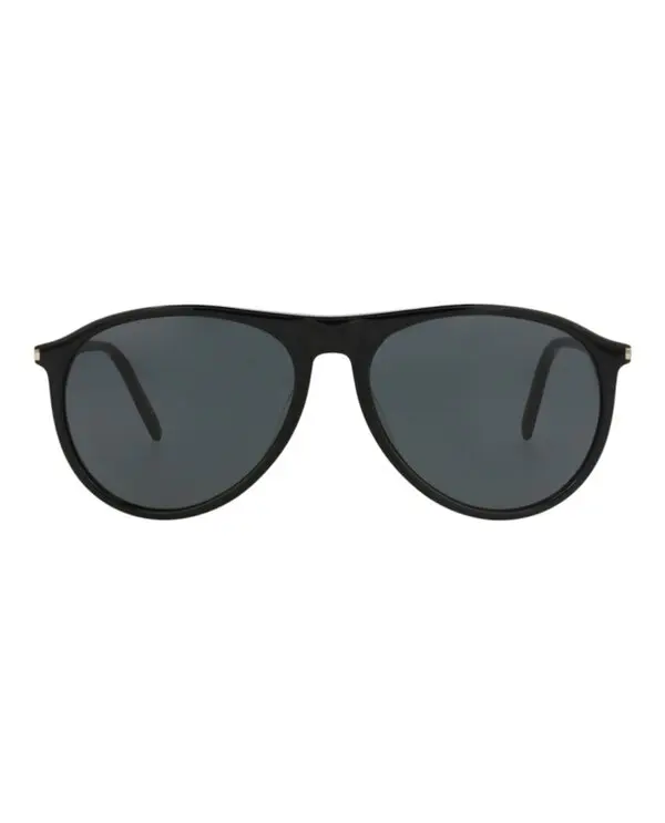 Saint Laurent Aviator Frame Recycled Acetate Sunglasses - Black Black Black (sl667/30015249/001)
