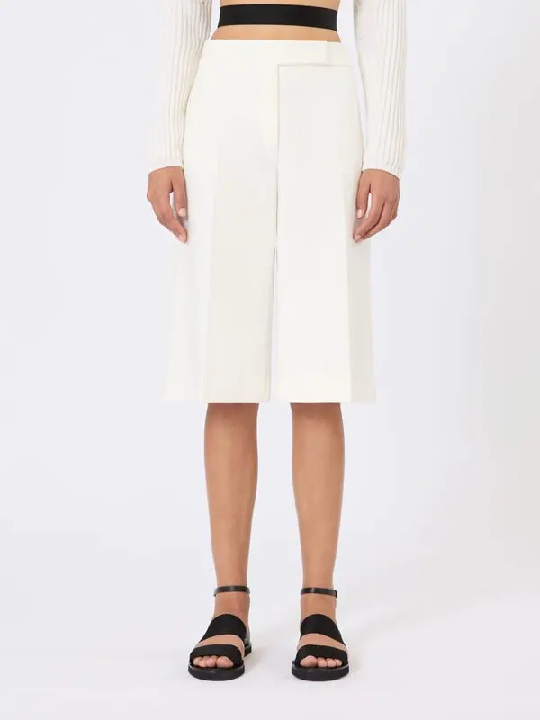 Max Mara Viscose Crêpe Jersey Bermuda Shorts