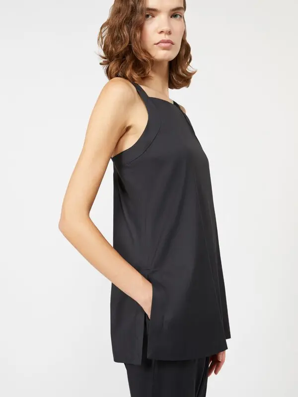 Max Mara Stretch Poplin Top