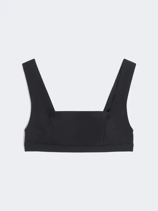 Max Mara Matte Technical Fabric Bikini Top
